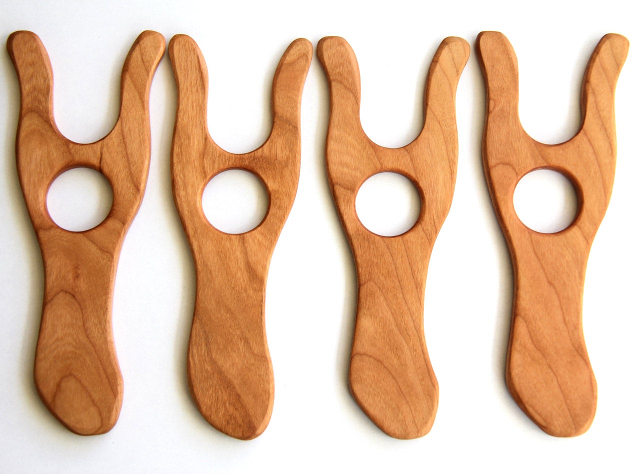 Lucet - Cherry Wood Knitting Fork | The Woodlot